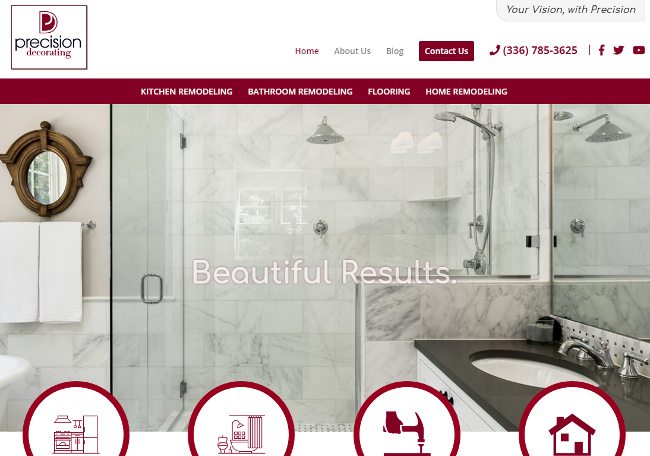Our New Website is Live! | Precision Decorating